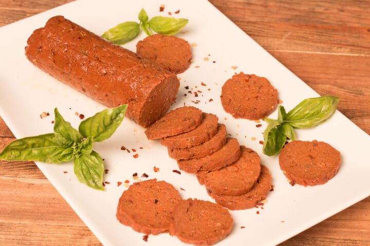 Easy Oil Free Vegan Pepperoni - A Plantiful Path