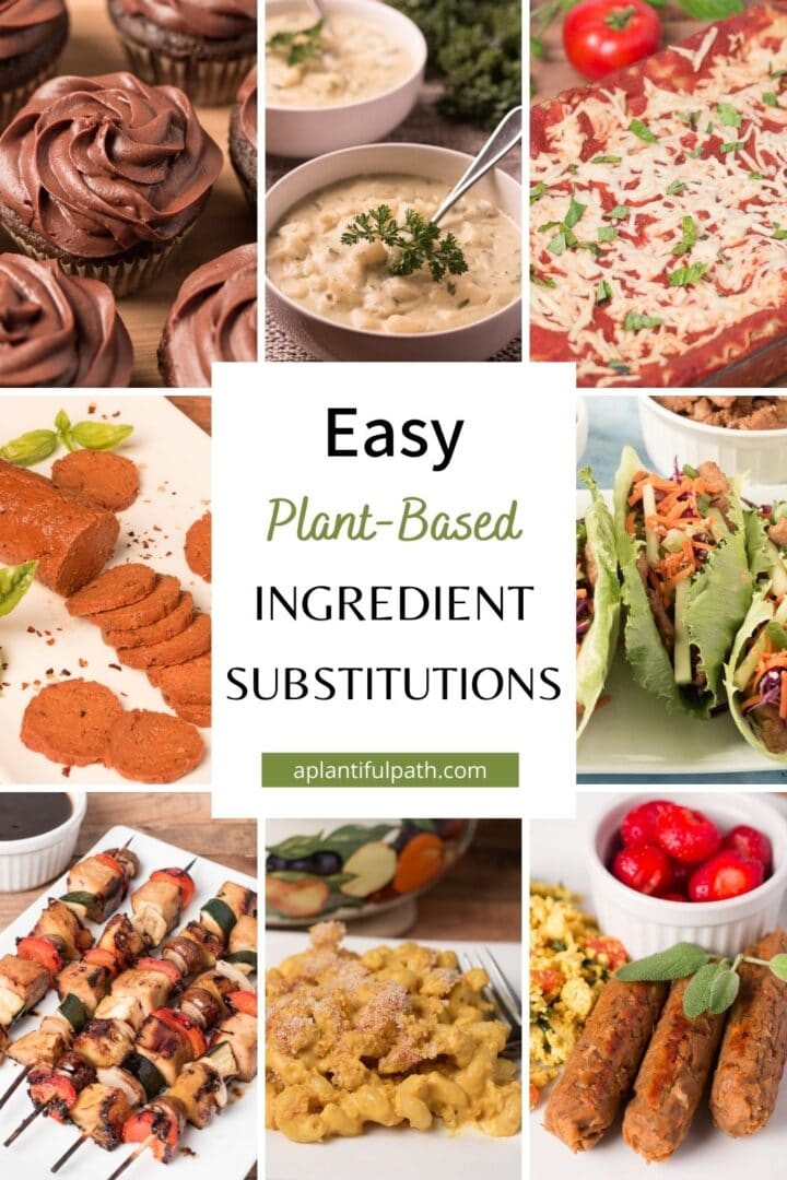 Easy Plant Based Ingredient Alternatives - A Plantiful Path