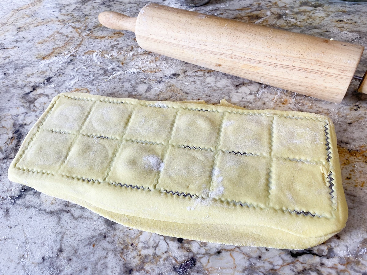 Vegan Ravioli with Spinach Tofu Ricotta - A Plantiful Path