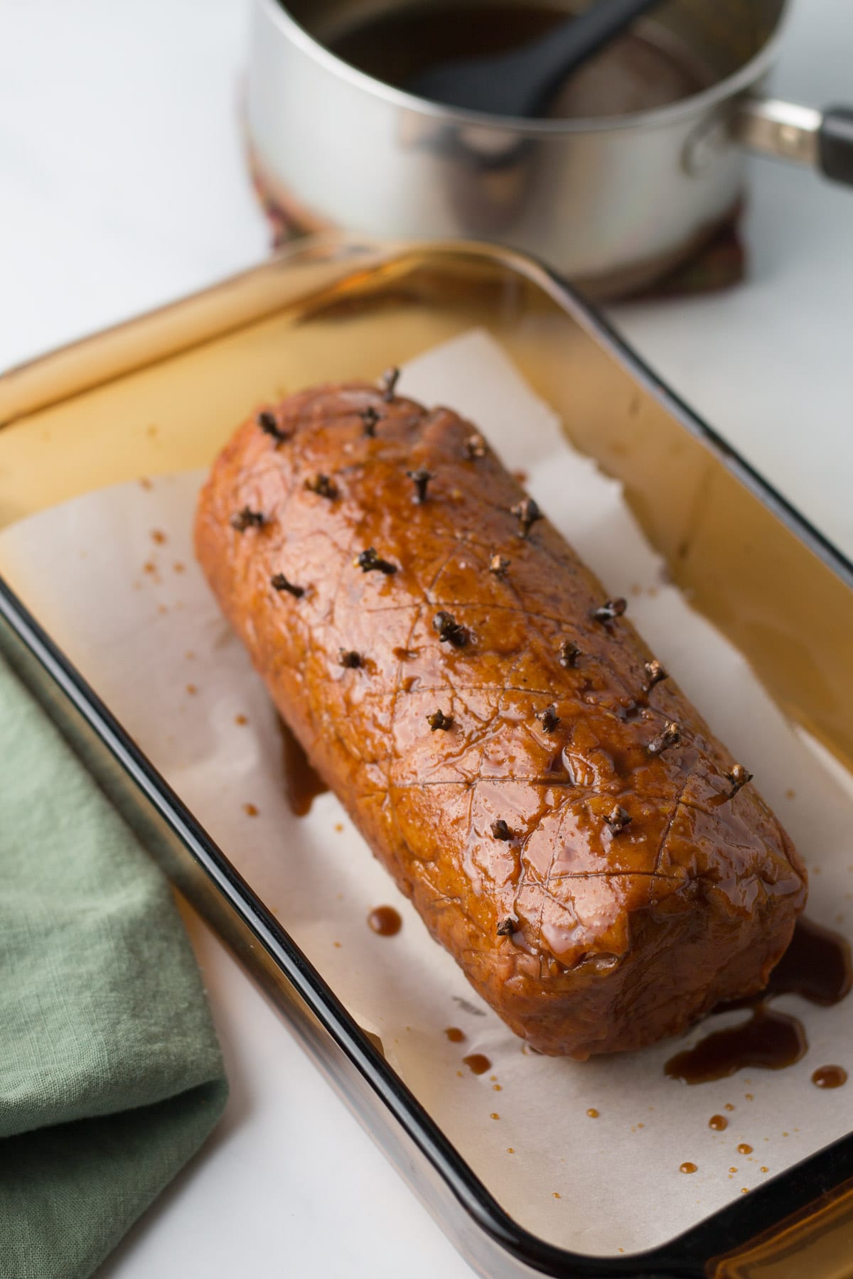 Delicious Glazed Vegan Ham! - Oil Free - A Plantiful Path
