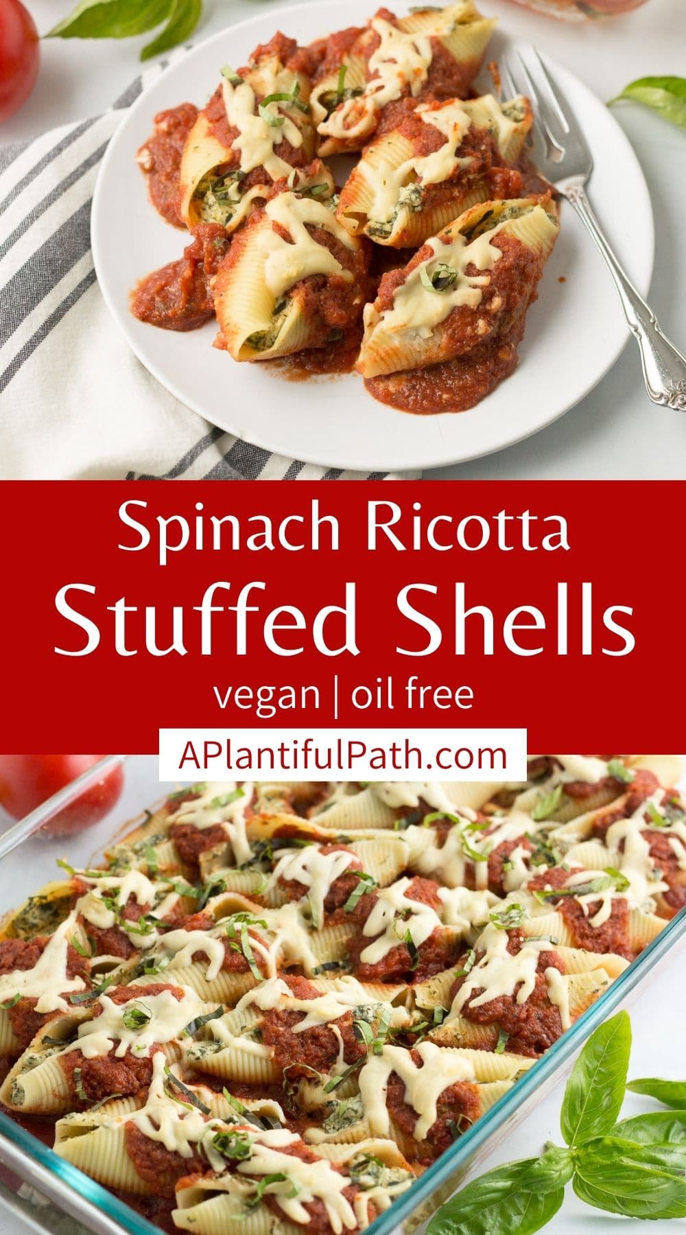 Vegan Stuffed Shells - A Plantiful Path