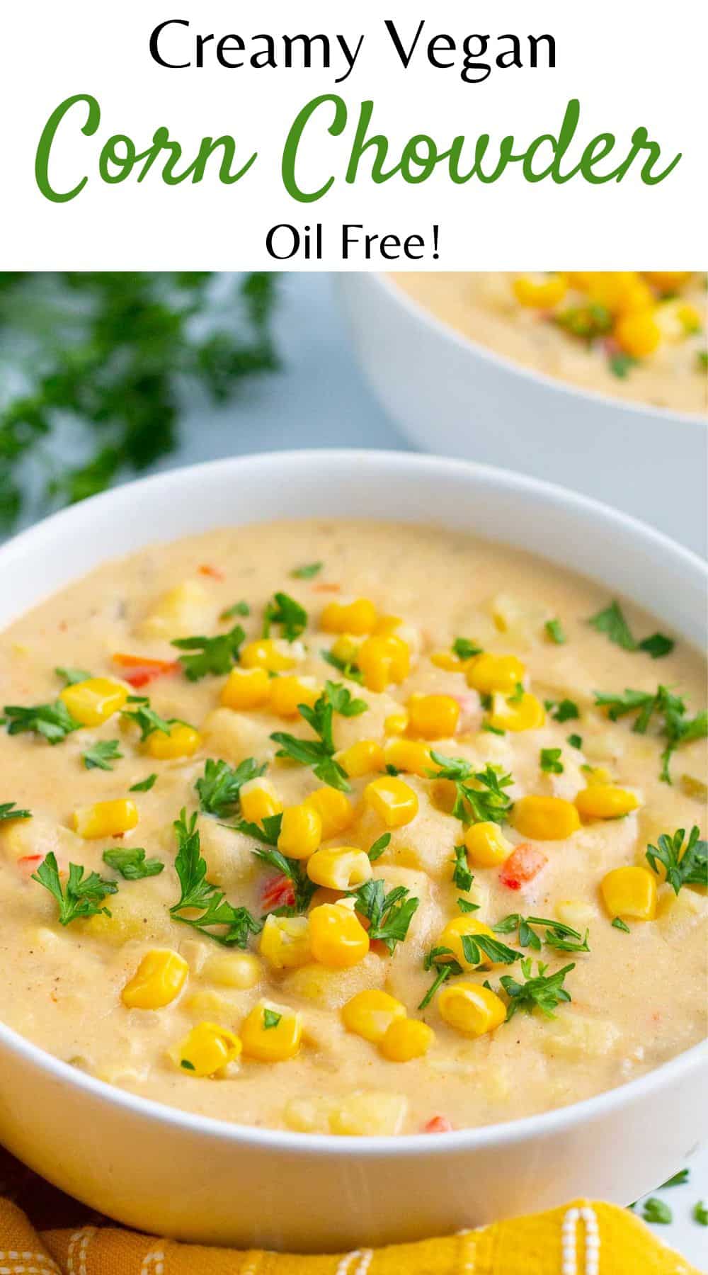 Vegan Corn Chowder - A Plantiful Path