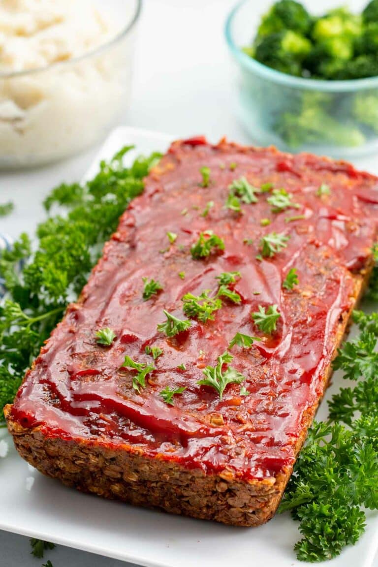 Vegan Lentil Loaf - A Plantiful Path