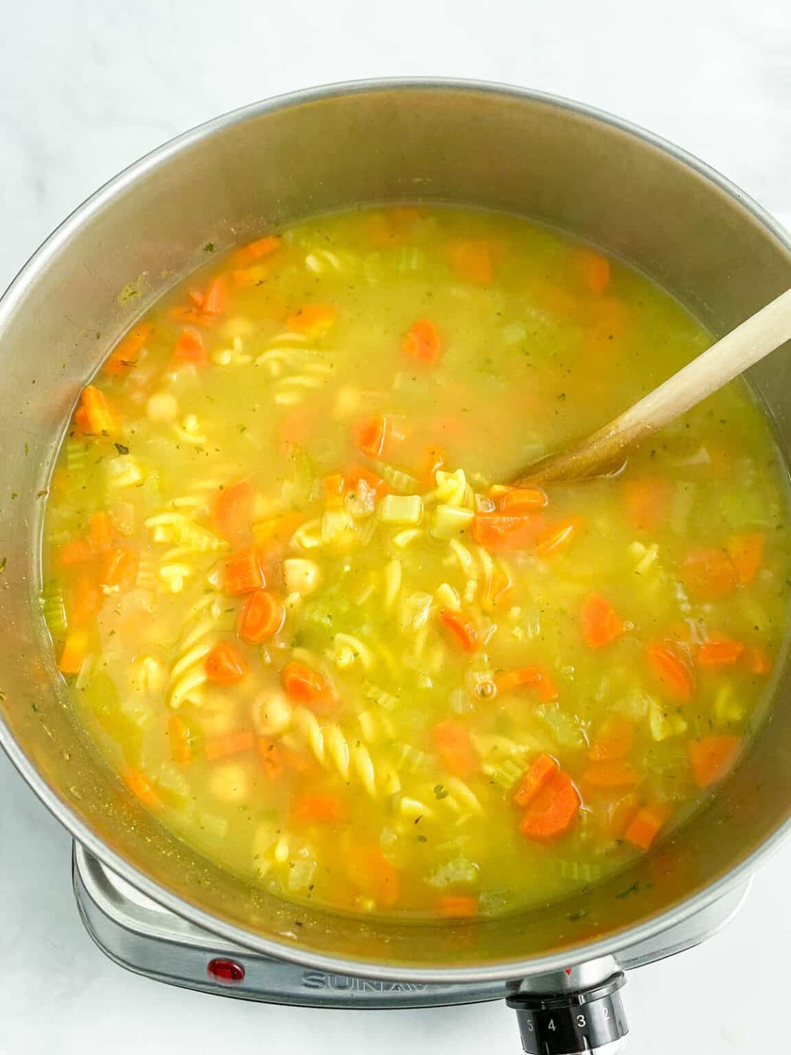 Chickpea Noodle Soup - A Plantiful Path