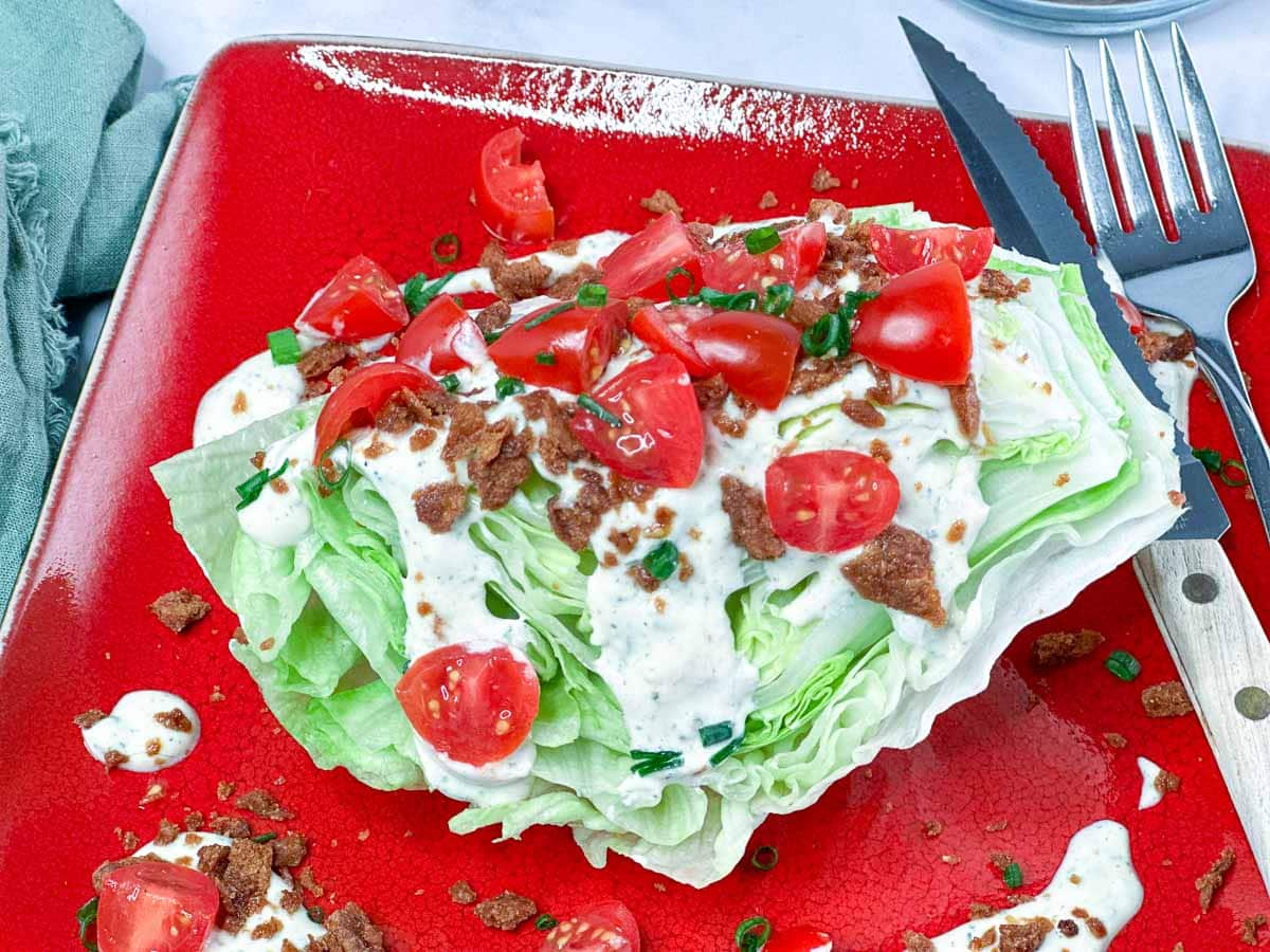 Vegan Wedge Salad - A Plantiful Path