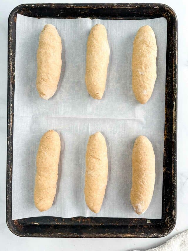 Whole Wheat Hoagie Rolls - A Plantiful Path