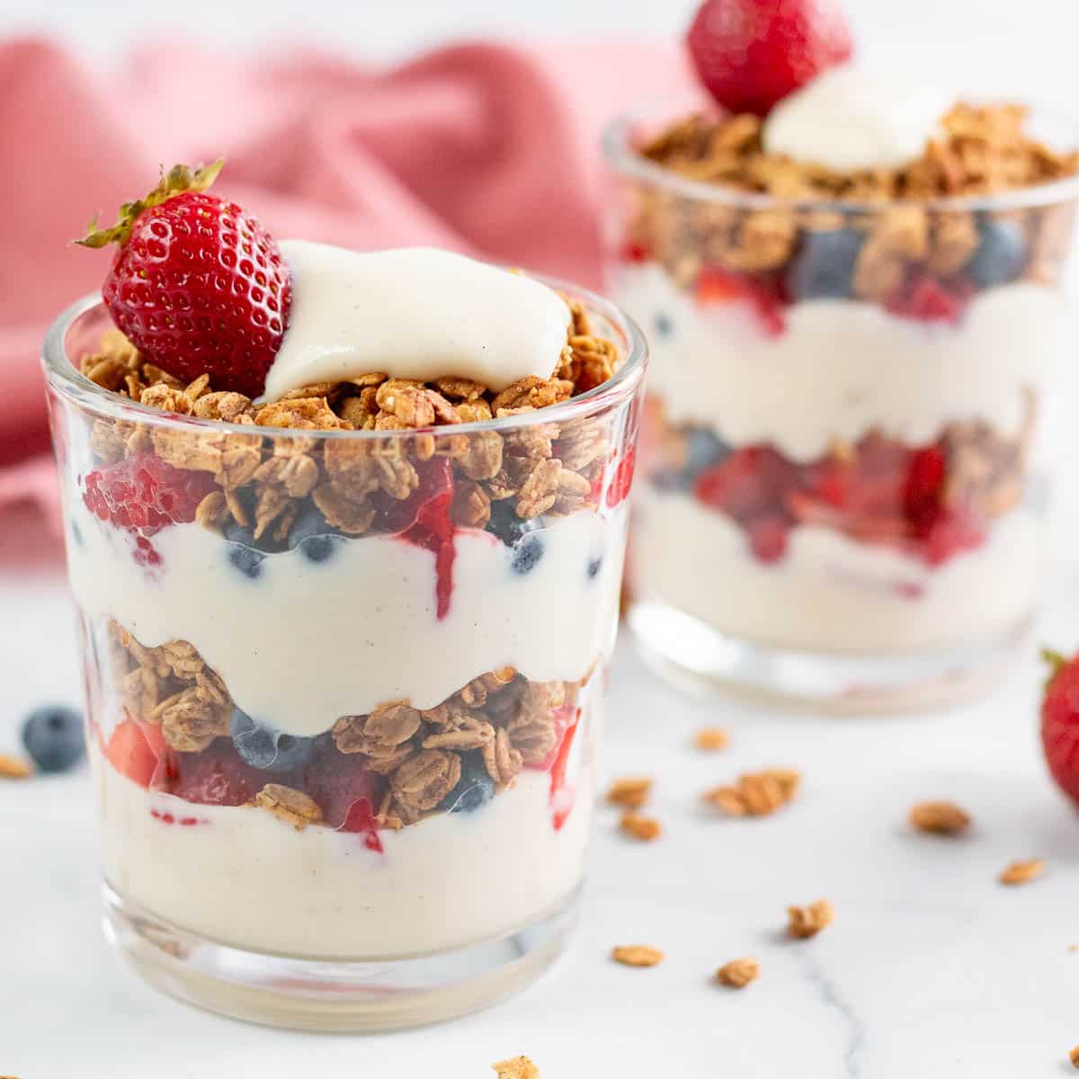 Vegan Yogurt Parfaits - A Plantiful Path